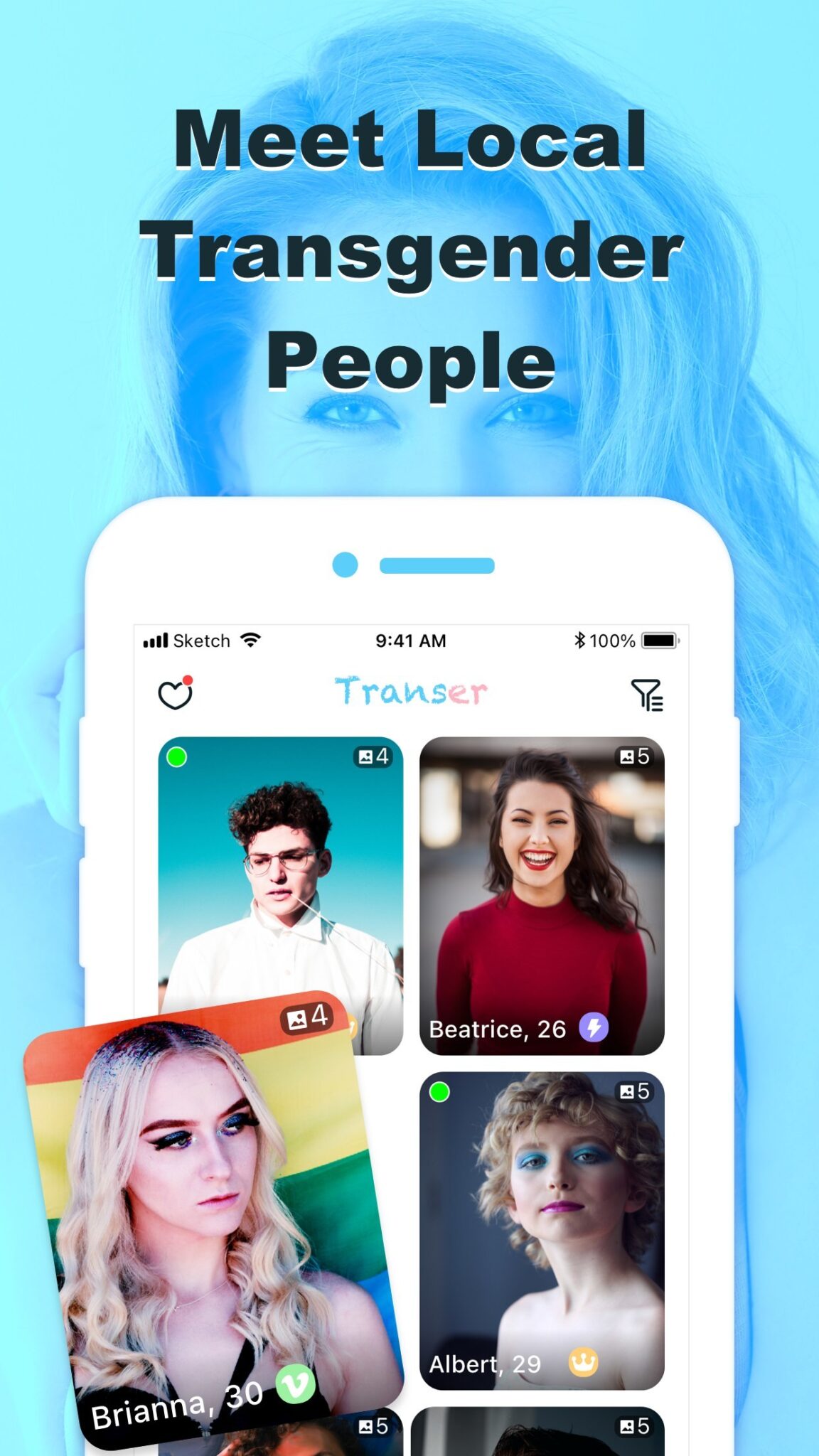 Transer launches new dating app with live video chat - Queer Forty